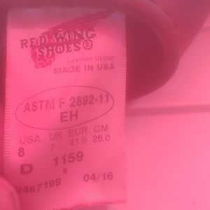 Shoes | Red Wing Pecos 1159 Made In Usa 8d | Poshmark